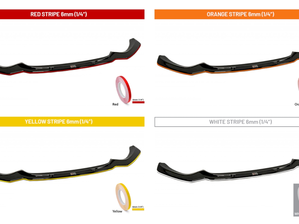 Front Splitter For Fiesta MK7 (For St-line / Zetec S) - Maxton Design UK