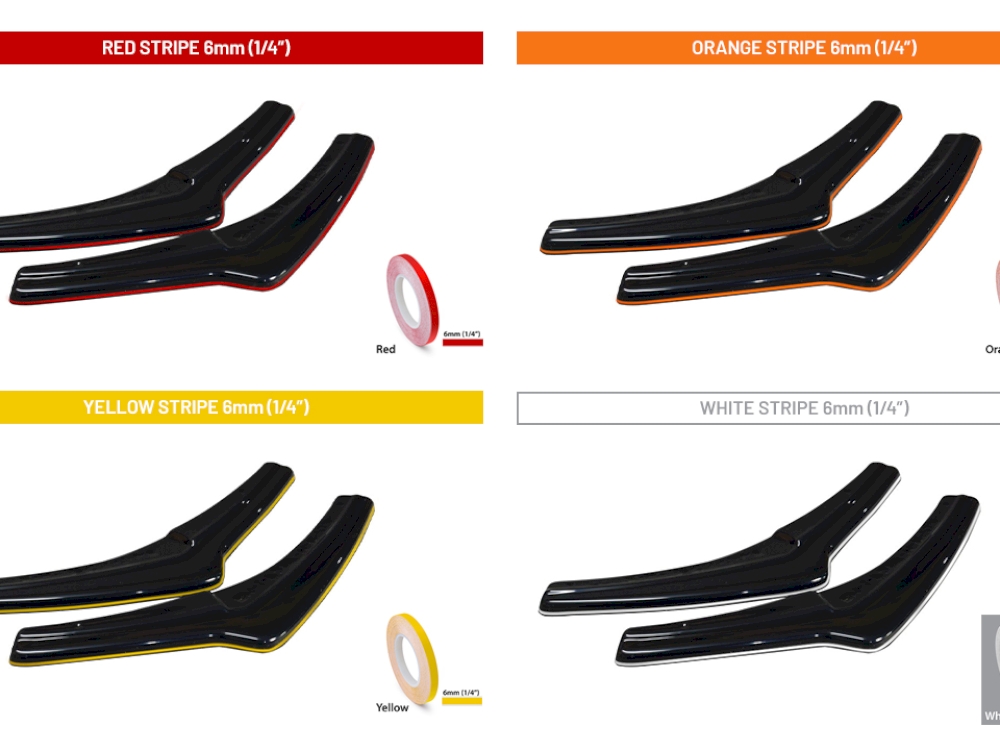 Front Side Splitters BMW M5 / 5 M-Pack E39 - Maxton Design UK