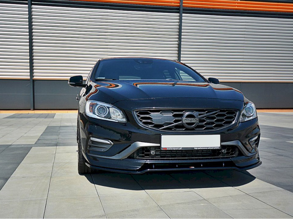 Front Splitter V.1 Volvo V60 Polestar Facelift - Maxton Design UK