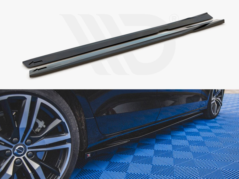 Side Skirts Diffusers V.2 Volvo S60/V60 R-design MK3 (2018-) - Maxton ...