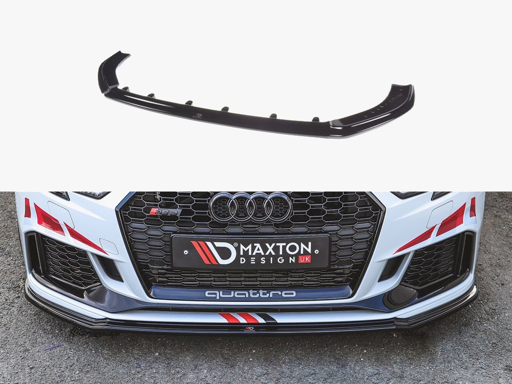 Front Splitter V.2 Audi RS3 8V Facelift Sportback (2017-2020) - Maxton ...