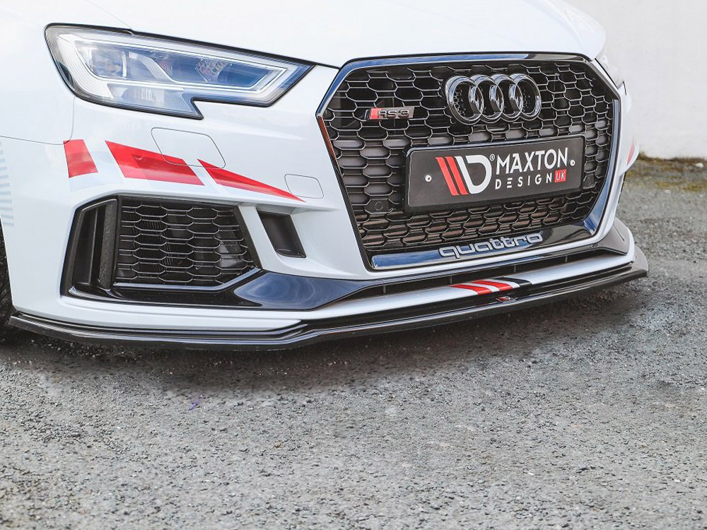 Front Splitter V.2 Audi RS3 8V Facelift Sportback (2017-2020) - Maxton ...