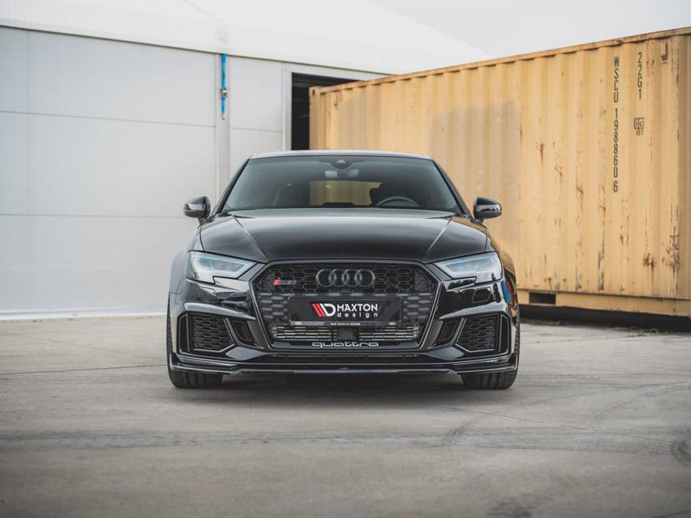 Front Splitter V.3 Audi RS3 Sportback 8V Facelift - Maxton Design UK