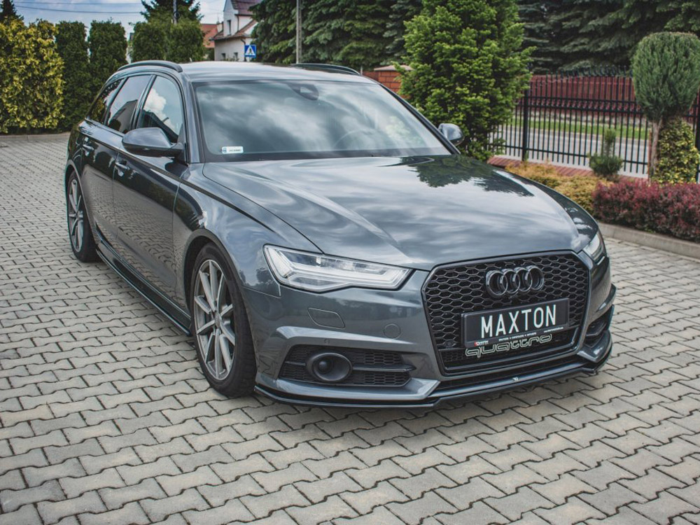 Front Splitter Audi S6 / A6 S-Line / A6 C7 FL - Maxton Design UK