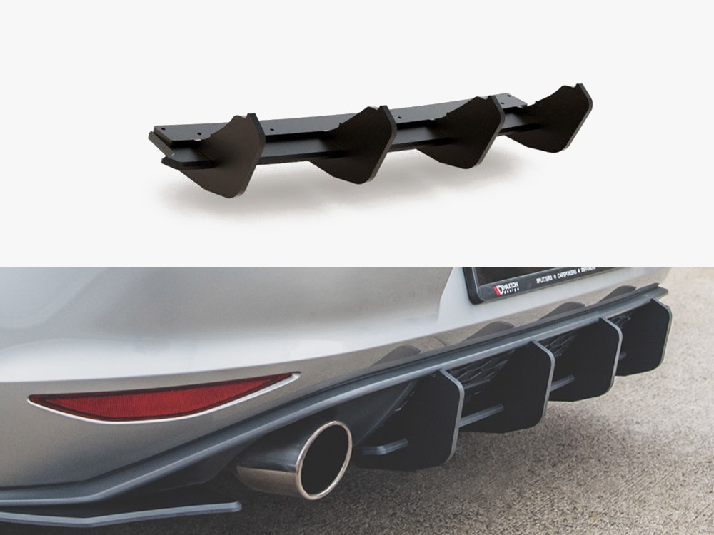 Street PRO Rear Diffuser V.2 VW Golf Mk 7 GTI - Maxton Design UK