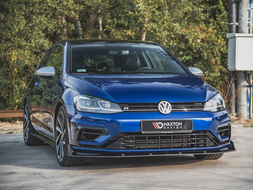 Street PRO Front Splitter V.2 Volkswagen Golf R / R-Line Mk 7 Facelift ...