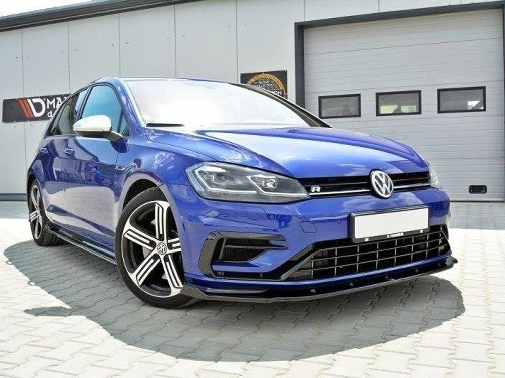 Front Splitter V.1 Volkswagen Golf R / R-Line Mk 7 Facelift - Maxton ...
