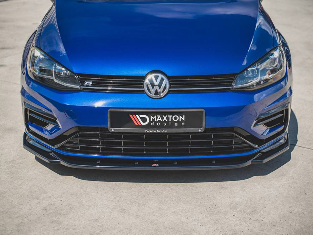 Front Splitter V.9 Volkswagen Golf R / R-Line Mk 7 Facelift - Maxton ...