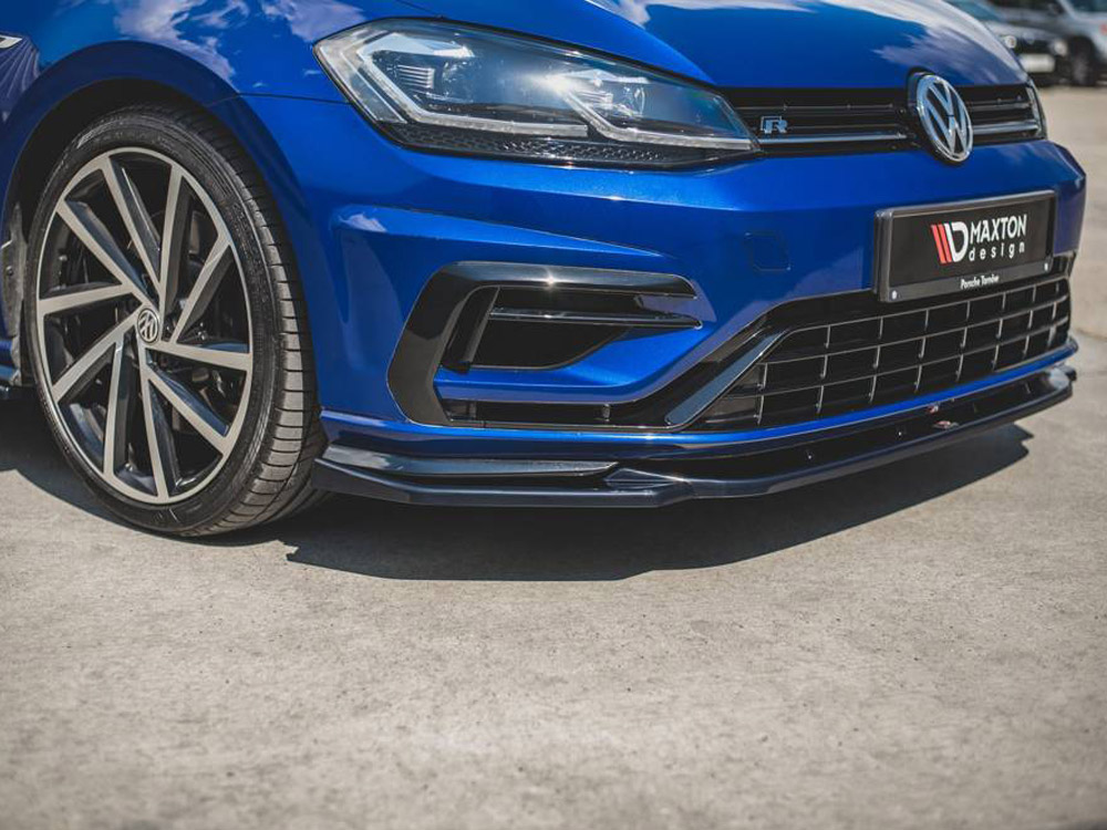 Front Splitter V.9 Volkswagen Golf R / R-Line Mk 7 Facelift - Maxton ...