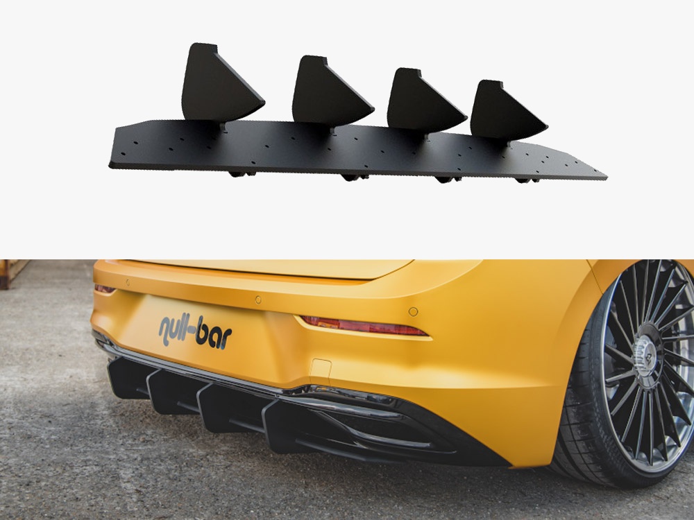Street PRO Rear Diffuser V.2 VW Golf Mk 8 - Maxton Design UK