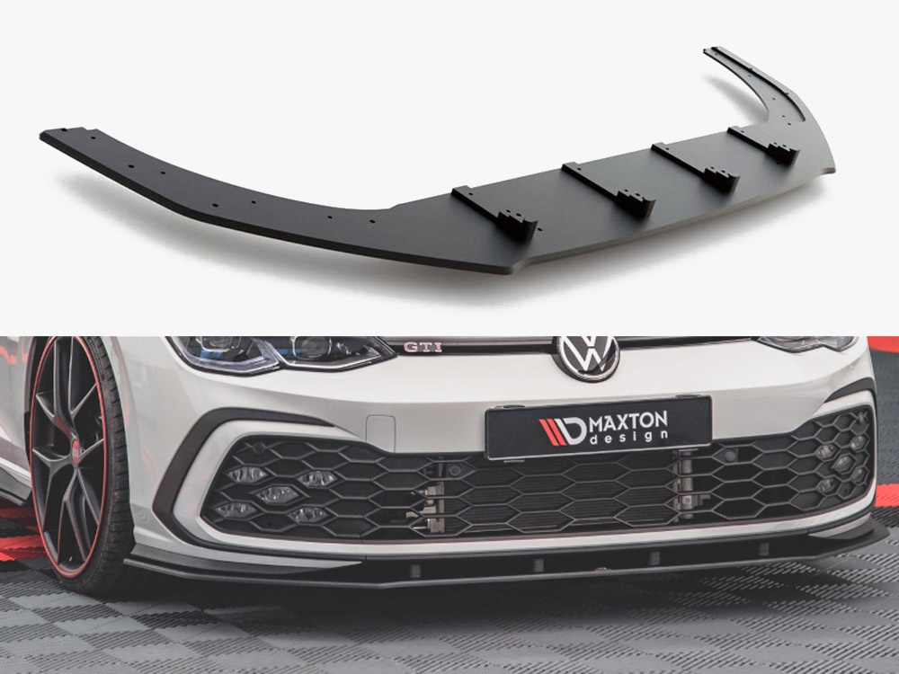 Street Pro Front Splitter Volkswagen Golf GTI / GTE / GTD / R-Line Mk 8 ...