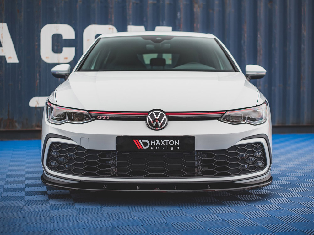 Front Splitter V.1 Volkswagen Golf GTI / GTE / GTD / R-Line Mk 8 ...