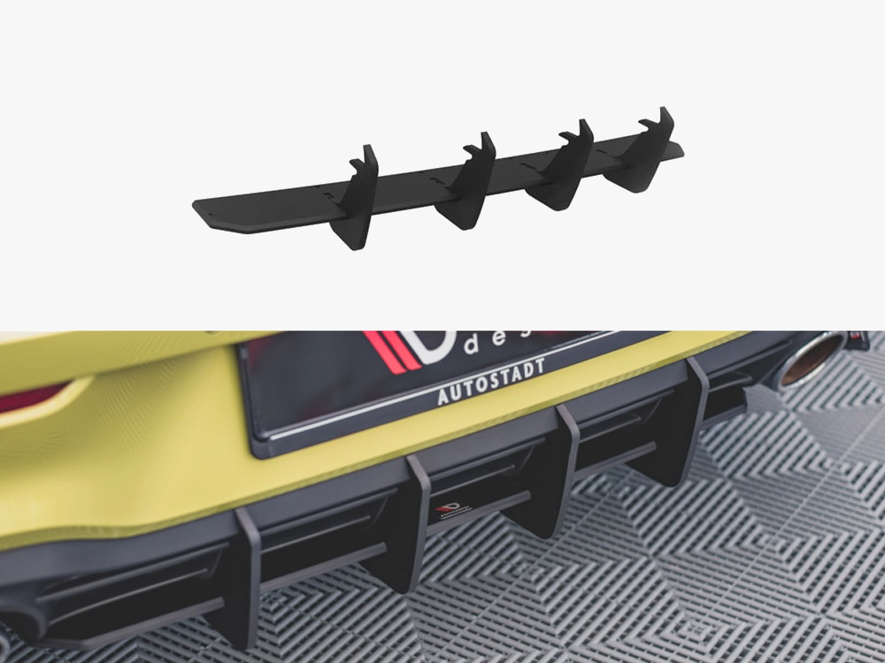 Street PRO Rear Diffuser V.2 VW Golf 8 GTI Clubsport - Maxton Design UK