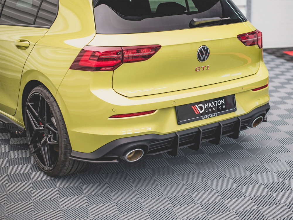 Street PRO Rear Diffuser V.2 VW Golf 8 GTI Clubsport - Maxton Design UK