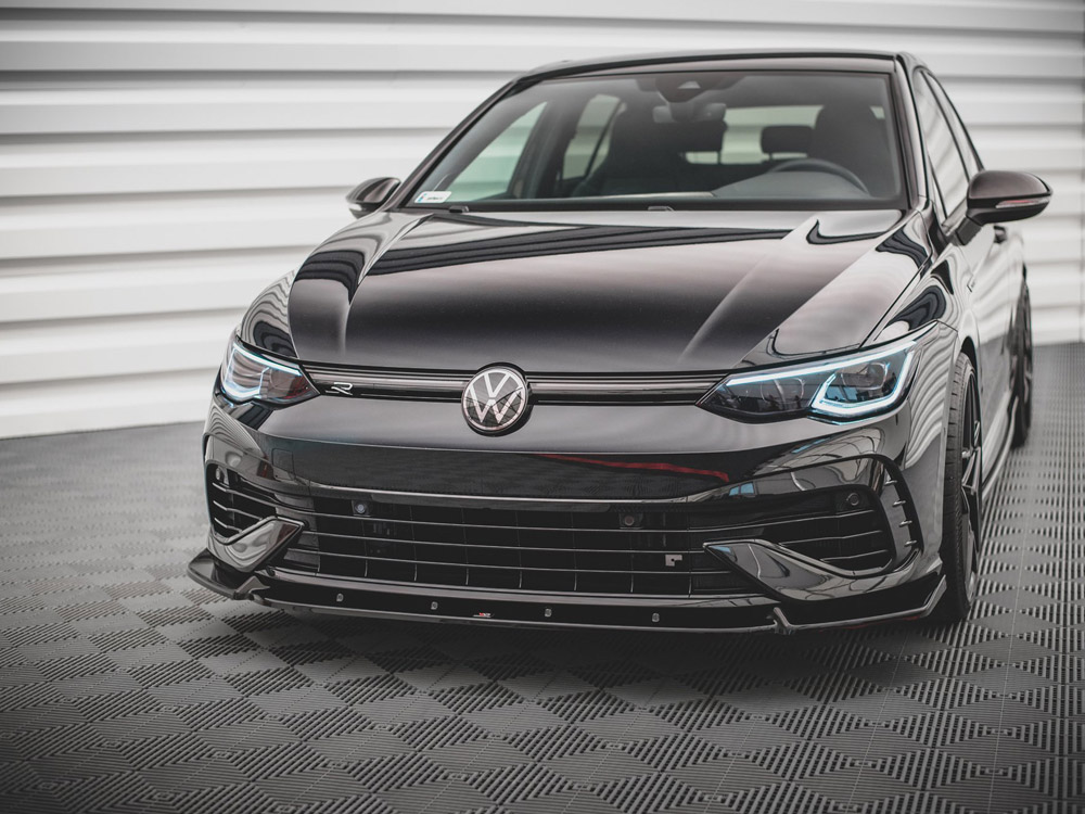 Front Splitter V.2 VW Golf R MK8 (2020-) - Maxton Design UK