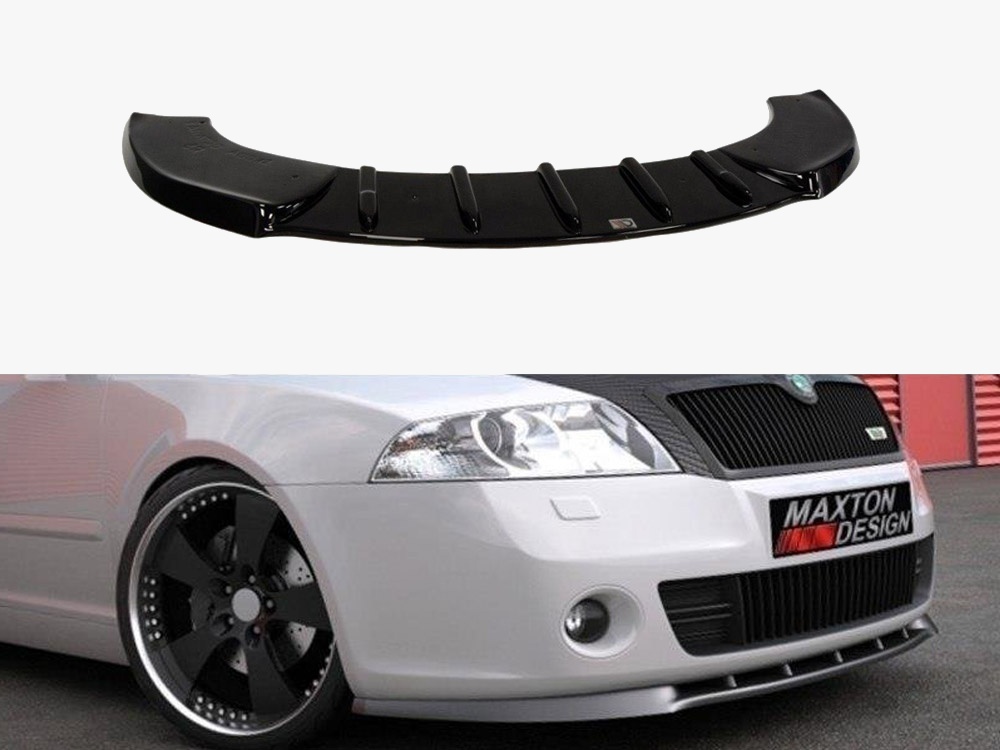 Front Splitter Skoda Octavia MK 2 VRS Pre-facelift (2005-2007) - Maxton ...