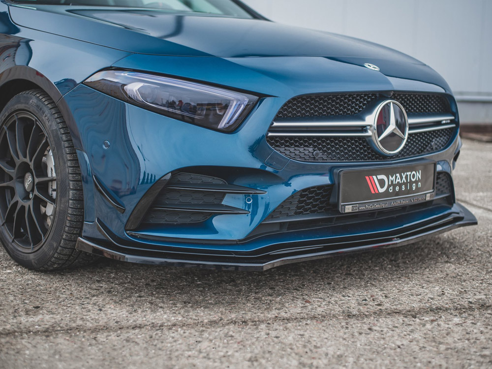 Front Splitter V.2 Mercedes A35 AMG AERO W177 - Maxton Design UK