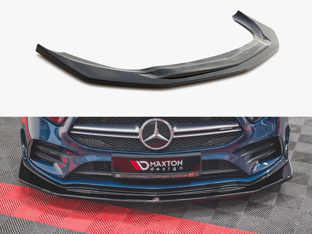 Front Splitter V.3 Mercedes A35 AMG AERO W177 - Maxton Design UK