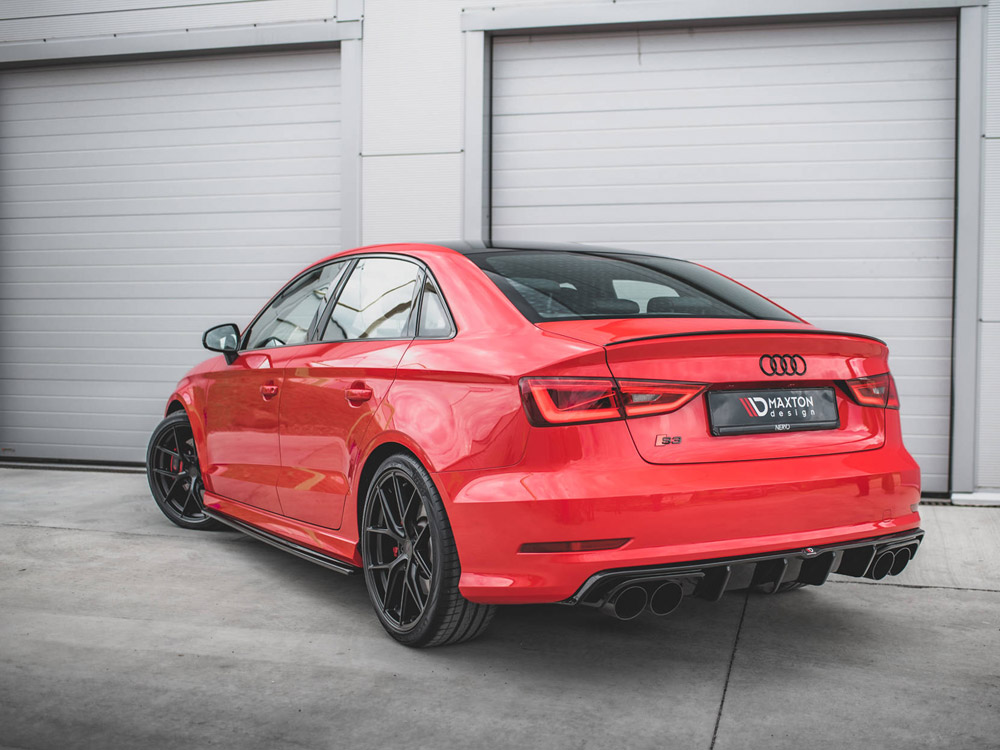 Rear Valance Audi S3 Sedan 8V (2013-2016) - Maxton Design UK