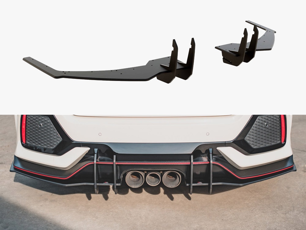 Street PRO Rear Diffuser V.2 Honda Civic X Type R - Maxton Design UK