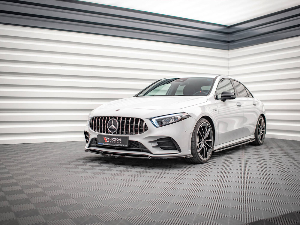 Front Splitter V.4 Mercedes A35 AMG / AMG-Line W177 - Maxton Design UK