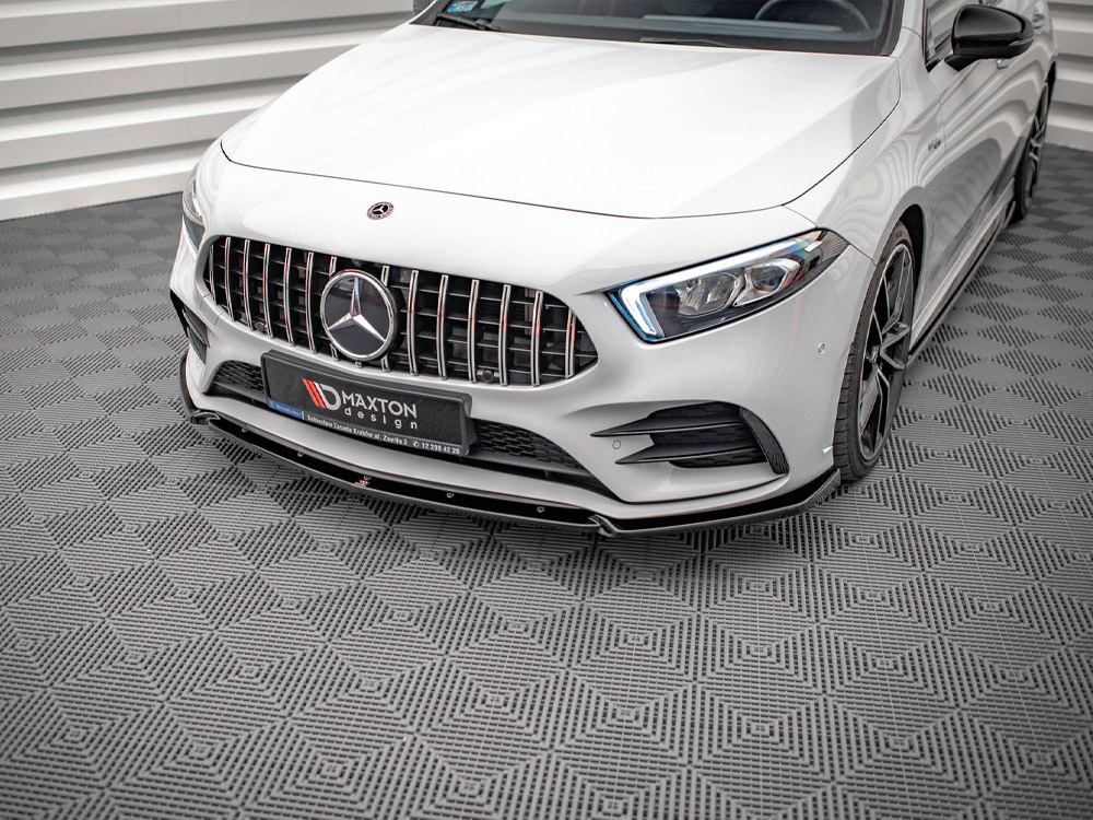 Front Splitter V.4 Mercedes A35 AMG / AMG-Line W177 - Maxton Design UK