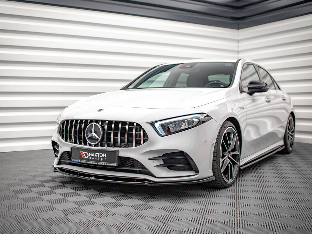 Front Splitter V.5 Mercedes A35 AMG / AMG-Line W177 - Maxton Design UK