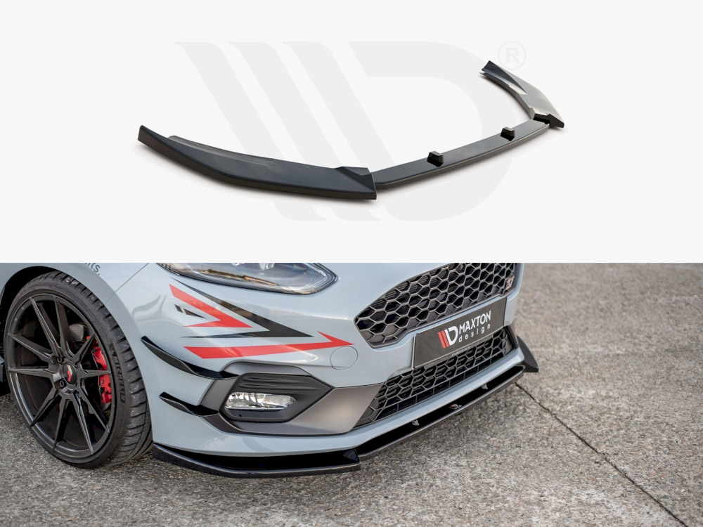 Front Splitter V.7 Ford Fiesta Mk 8 ST / ST-Line - Maxton Design UK