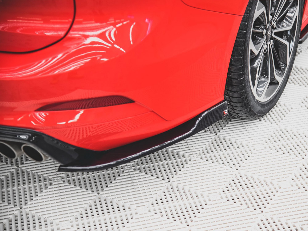 Rear Side Splitters V.4 (For rear valance v.1) Ford Focus ST-Line ...