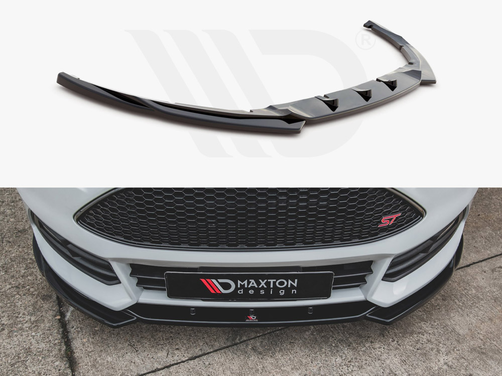 Front Splitter V.5 Ford Focus ST Mk 3 Facelift - Maxton Design UK