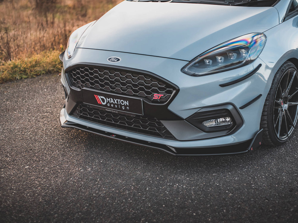 FRONT BUMPER WINGS (CANARDS) V.3 FORD FIESTA MK8 ST / ST-LINE (2017 ...