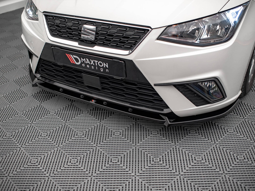 Front Splitter V.1 Seat Ibiza FR / Standard Mk 5 - Maxton Design UK
