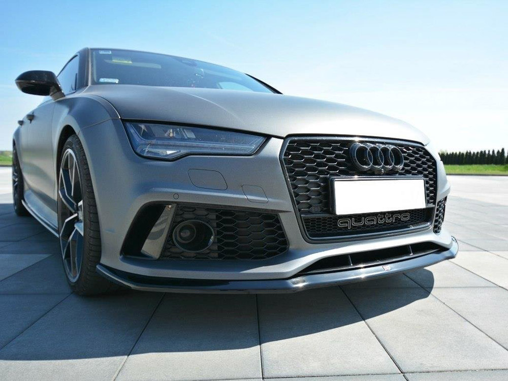 Front Splitter V.2 Audi RS7 C7 - Maxton Design UK