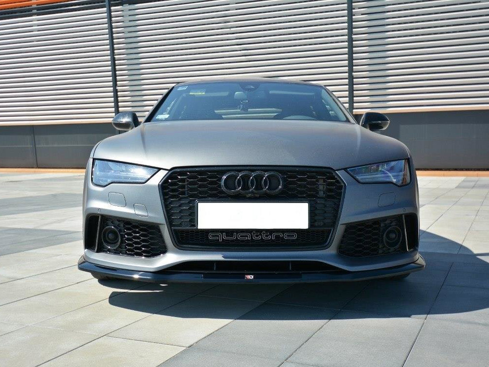 Front Splitter V.2 Audi RS7 C7 - Maxton Design UK