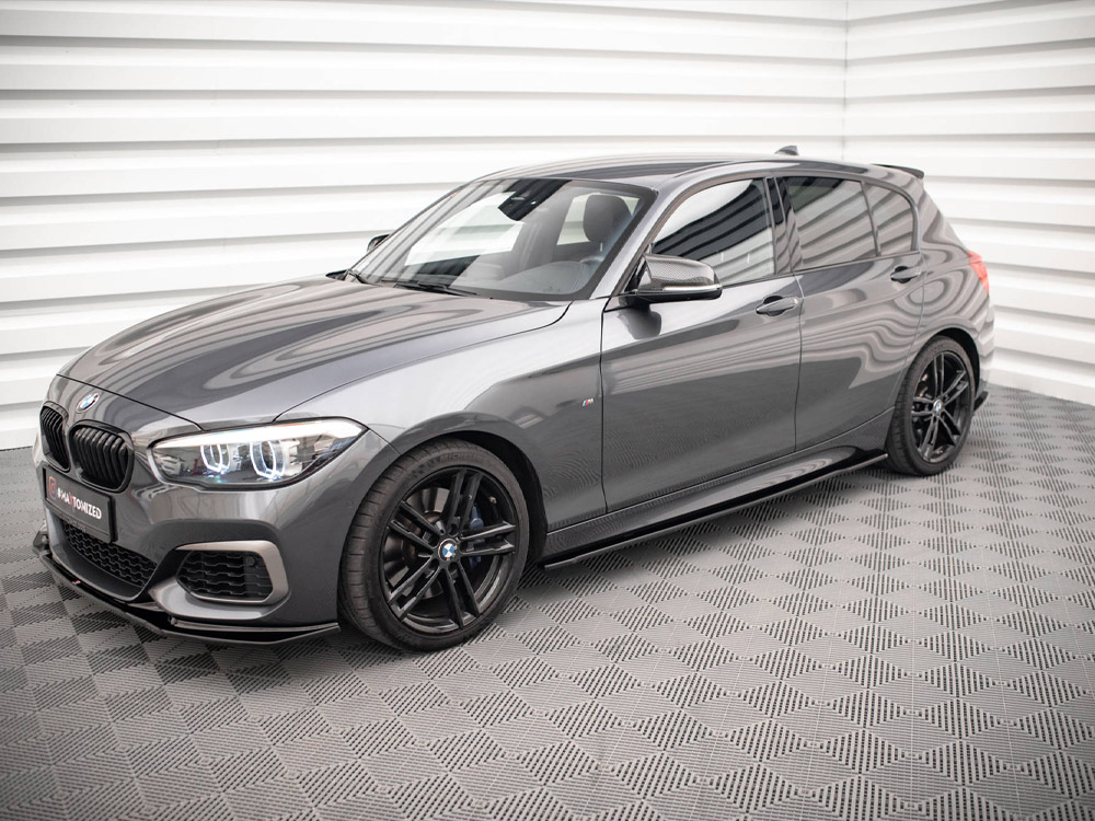 Side Skirts Diffusers V.2 BMW 1 F20 M135i / M140i / M-Pack - Maxton ...