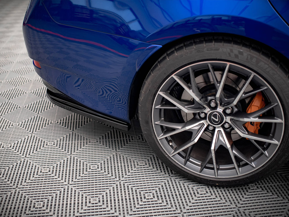 Rear Side Splitters Lexus GS F Mk 4 Facelift - Maxton Design UK