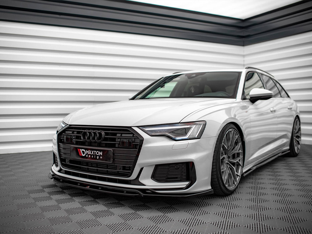 Front Splitter V.3 Audi A6 S-Line / S6 C8 / C8 Facelift - Maxton Design UK