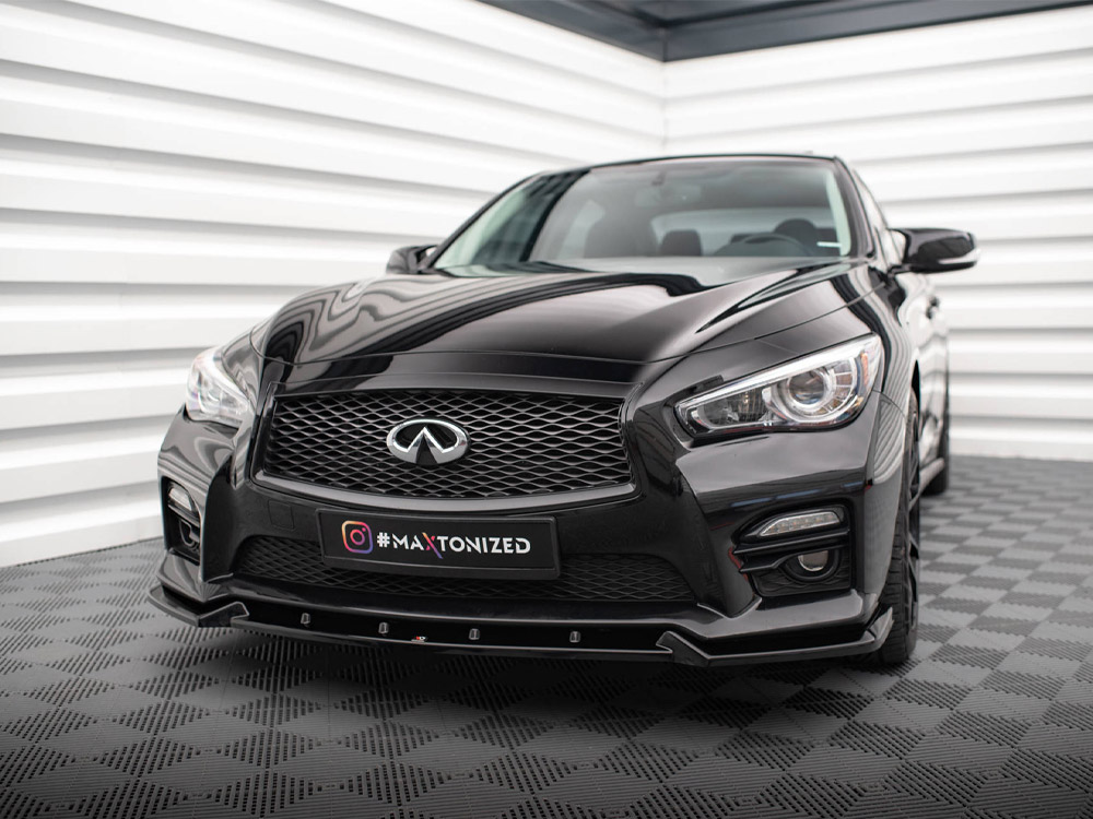Front Splitter V.2 Infiniti Q50 S Mk 1 - Maxton Design UK