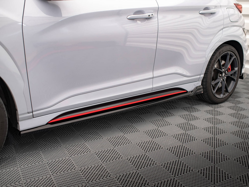 Side Skirts Diffusers V.2 Hyundai Kona N Mk 1 - Maxton Design UK