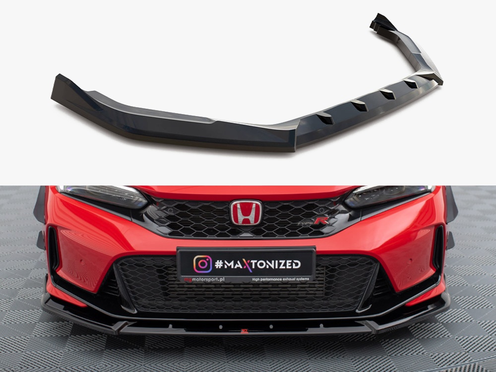 Front Splitter V.2 Honda Civic Type-R Mk 11 - Maxton Design UK