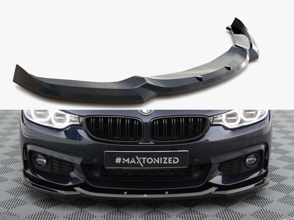 Front Splitter V.6 BMW 4 Coupe / Gran Coupe / Cabrio M-Pack F32 / F36 ...