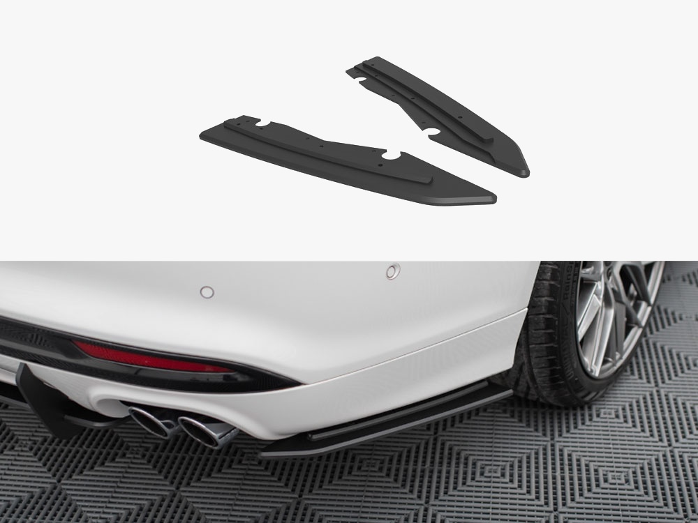 Street Pro Rear Side Splitters Ford Mondeo Sport Mk 5 Facelift / Fusion ...