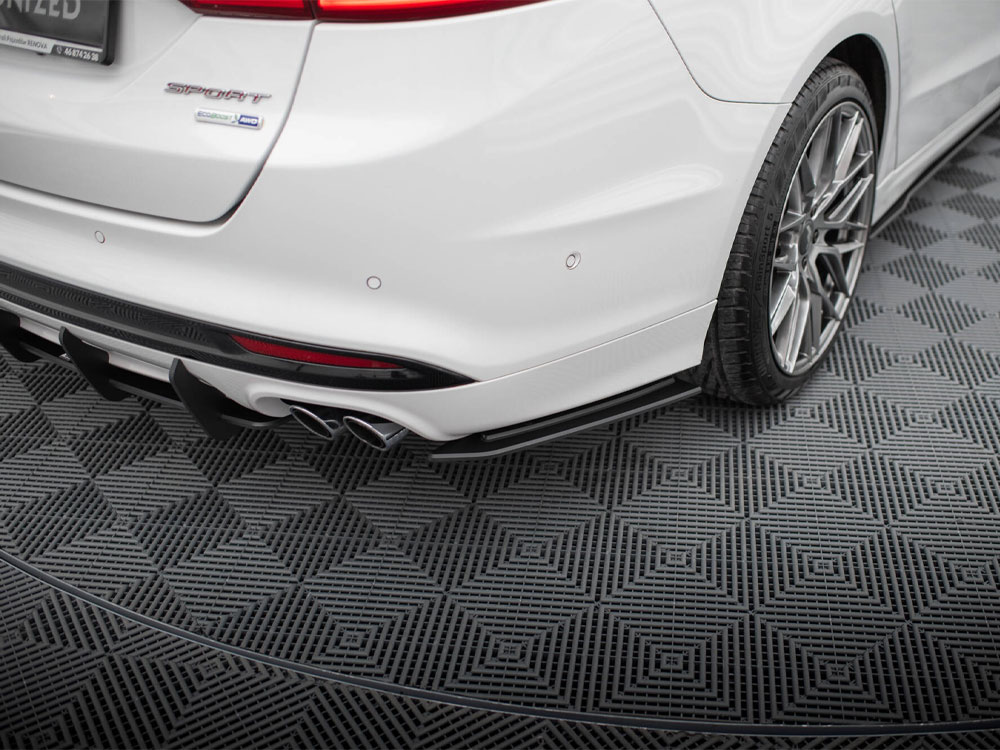 Street Pro Rear Side Splitters Ford Mondeo Sport Mk 5 Facelift / Fusion ...