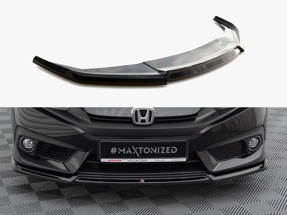 Front Splitter V.2 Honda Civic Mk 10 - Maxton Design UK