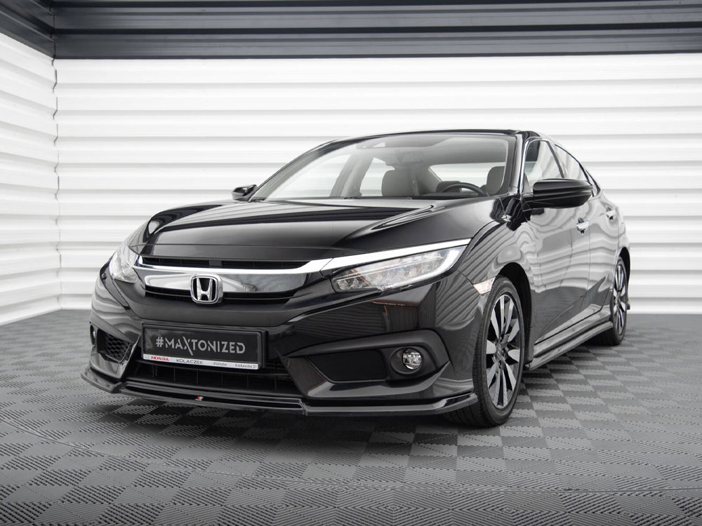 Front Splitter V.2 Honda Civic Mk 10 - Maxton Design UK