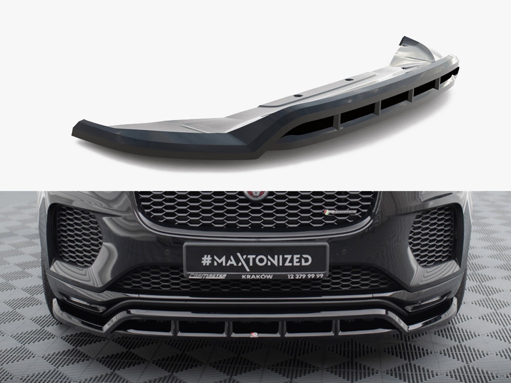 Front Splitter Jaguar E Pace R Dynamic Mk 1 Maxton Design UK Front Splitter Jaguar E Pace R Dynamic Mk 1 Maxton Design UK