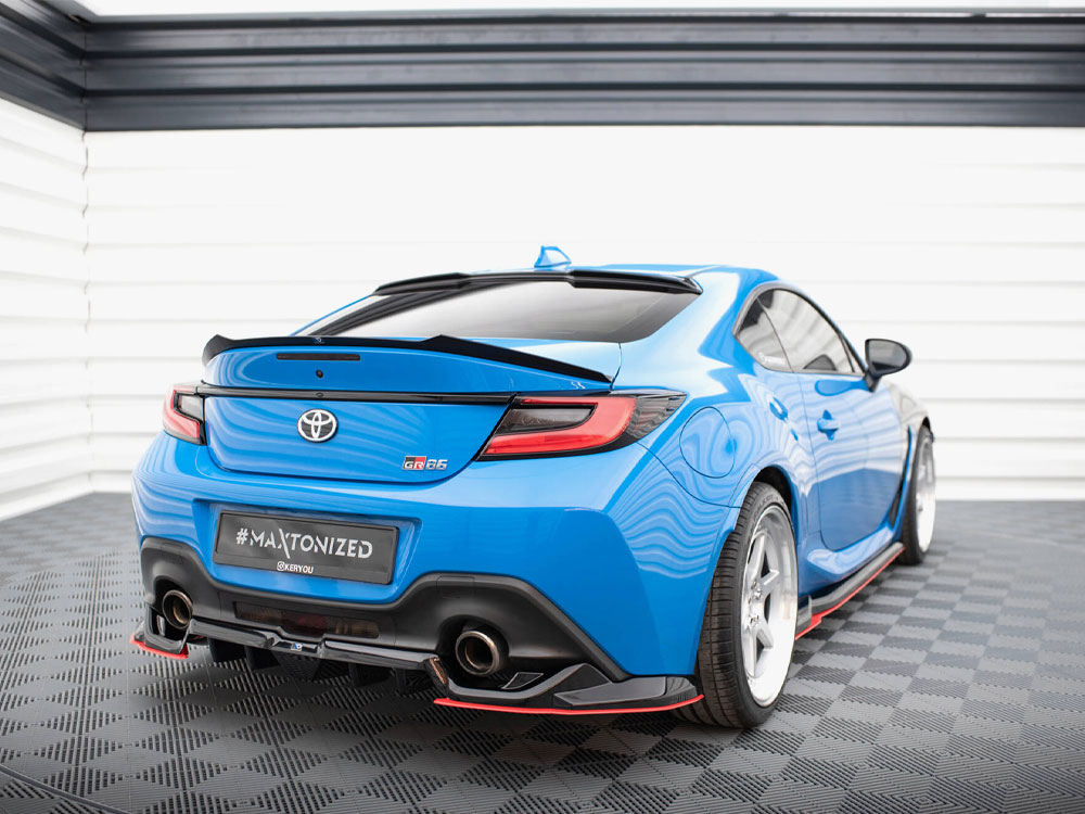 Central Rear Splitter (Vertical Bars) V.2 Toyota GR86 Mk 1 - Maxton ...