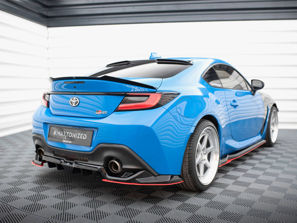 Central Rear Splitter (Vertical Bars) V.2 Toyota GR86 Mk 1 - Maxton ...