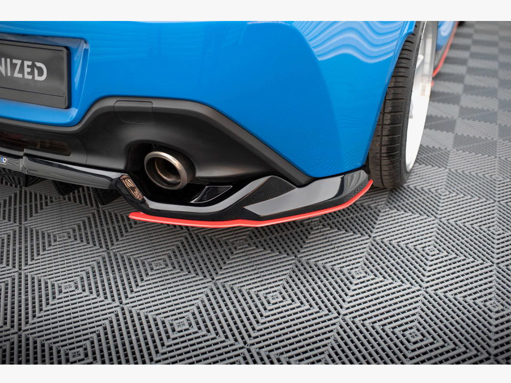 Central Rear Splitter (Vertical Bars) V.2 Toyota GR86 Mk 1 - Maxton ...