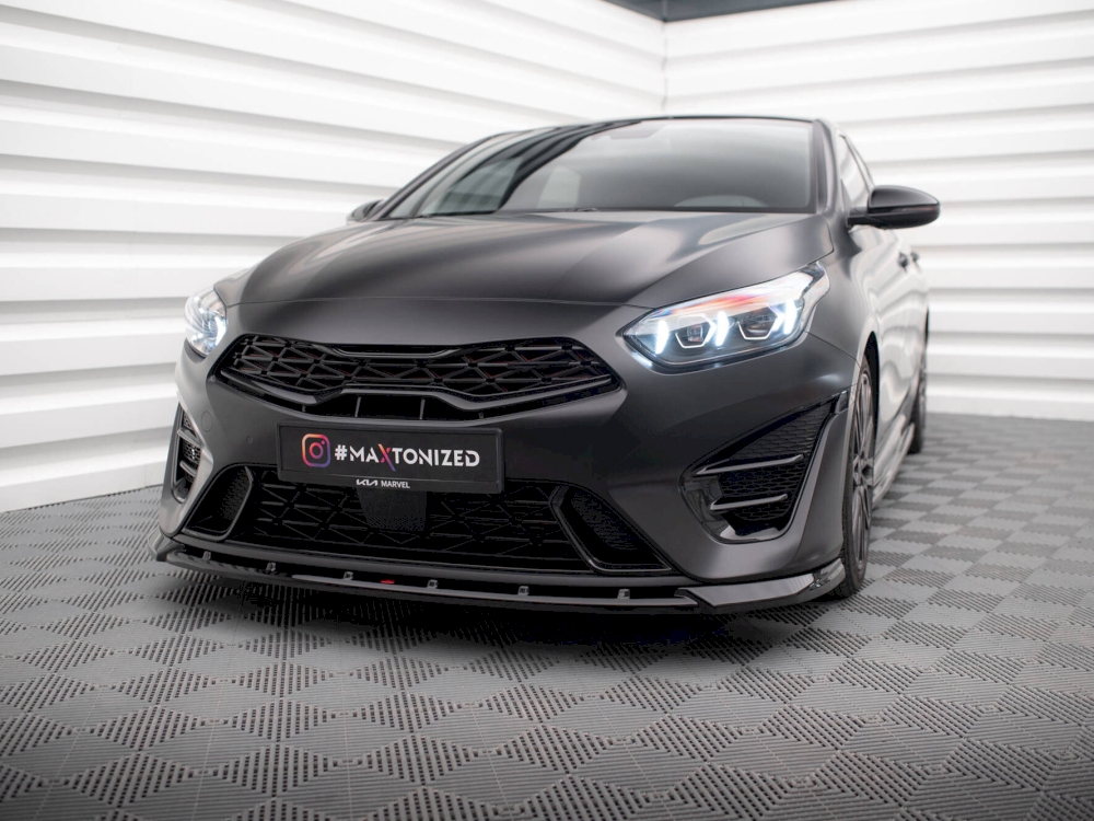Front Splitter V.2 Kia Proceed GT Mk 3 Facelift / Ceed GT Mk 1 Facelift - Maxton Design UK
